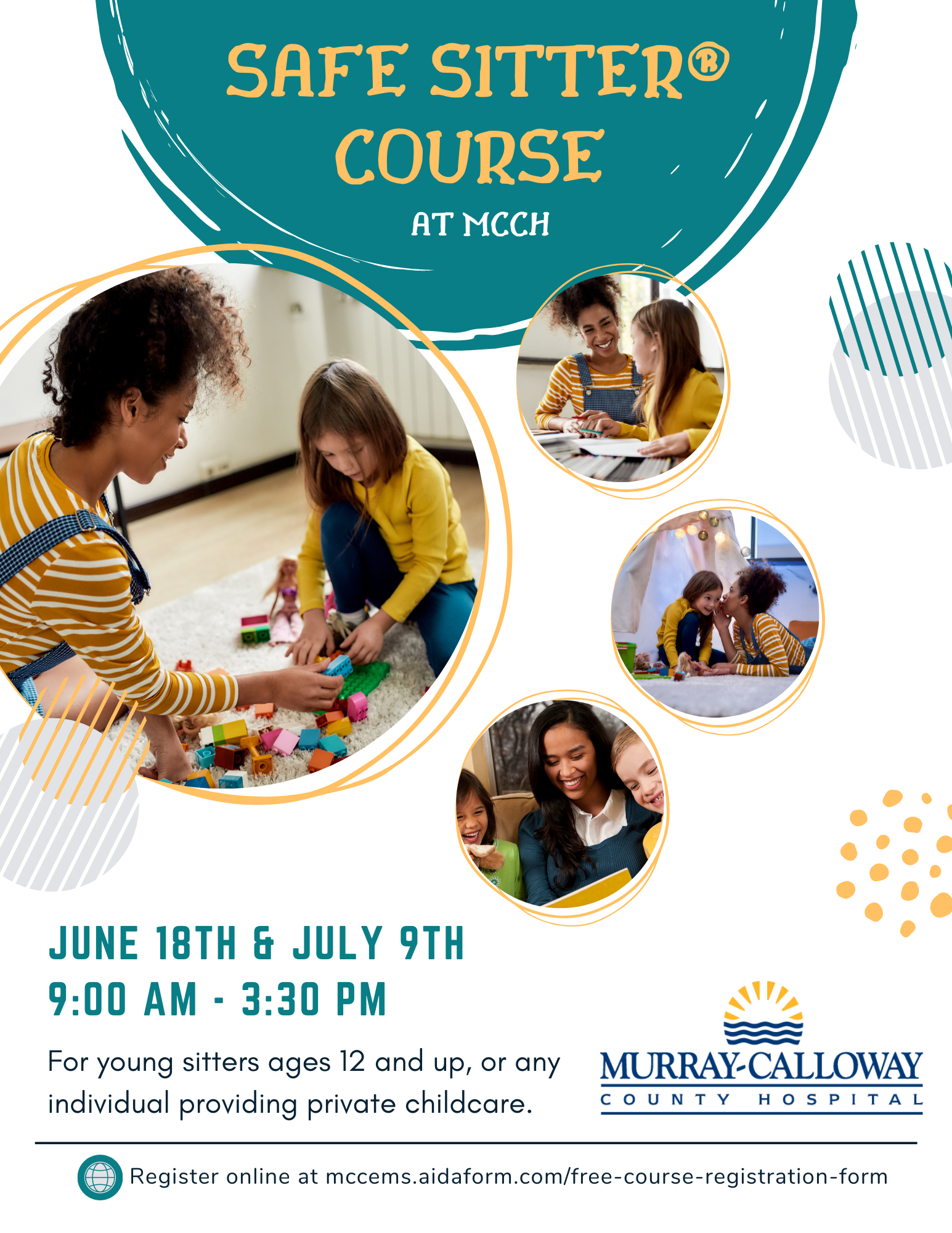 Murray-Calloway County Hospital Offering Safe Sitter® Course for Private Childcare Sitters ...
